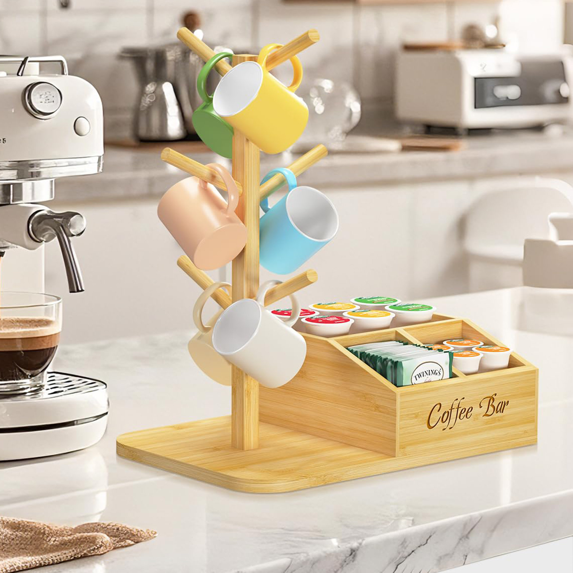 Rebrilliant Mug Tree Coffee Mug Holder Stand | Wayfair