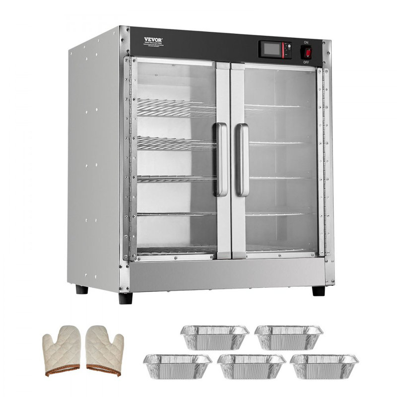 17 Stories Hot Box Food Warmer 5-Tier Concession Warming Cabinet with ...