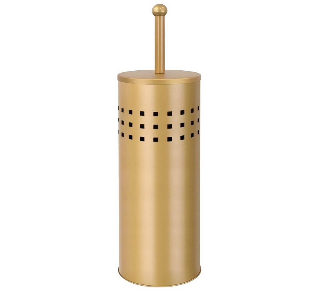 XIANGXIELISHE Toilet Plunger With Holder For Bathroom,Gold | Wayfair