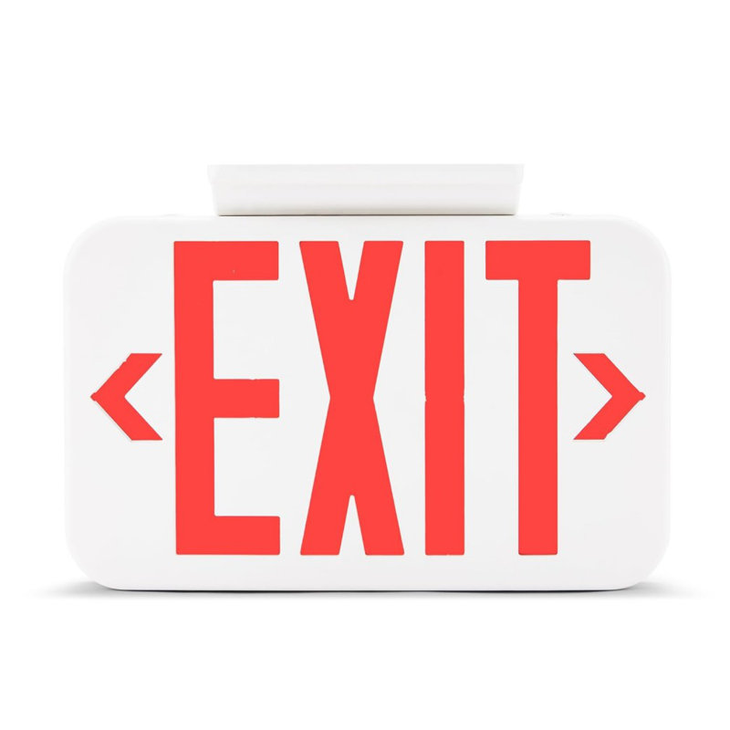 HIBAMSTOR Acrylonitrile Butadiene Styrene LED Emergency Exit Sign, UL ...