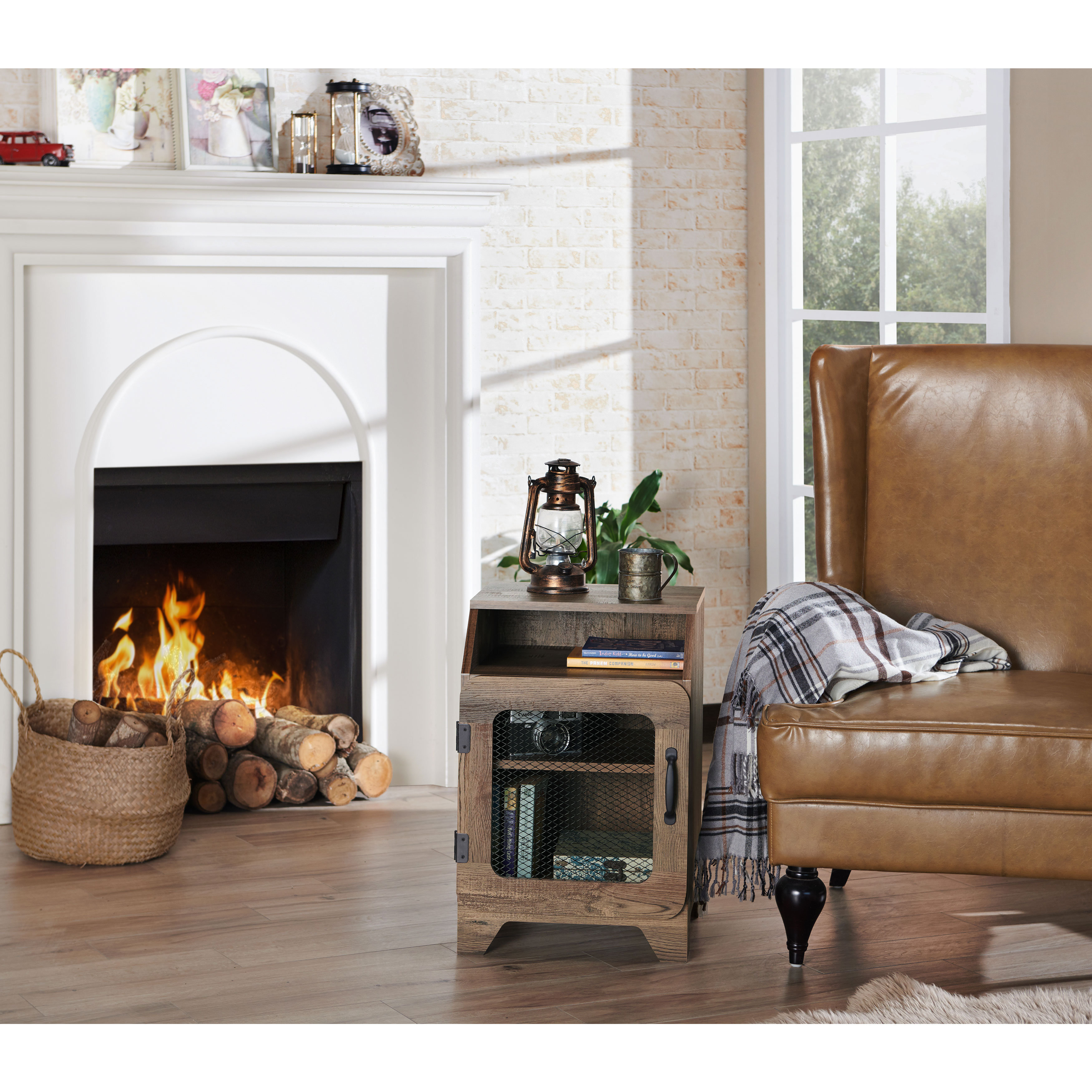 Gracie Oaks Xenia End Table with Storage - Wayfair Canada