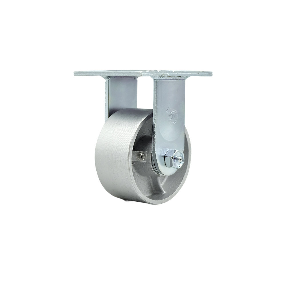 Service Caster 4 Inch Semi Steel Wheel Rigid Caster with Ball Bearing ...