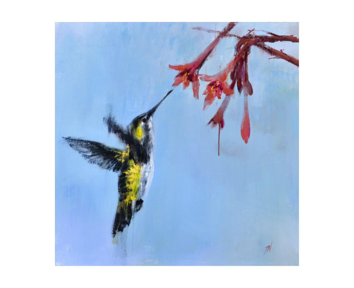 Chelsea Art Studio Paul Ngo Hummingbird II by Paul Ngo Painting | Wayfair
