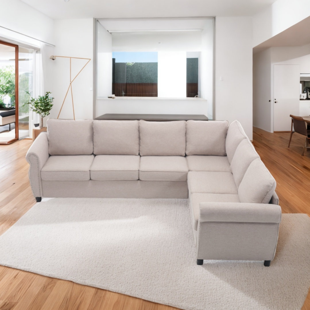 Lark Manor™ Versatile L-shaped Sleeper Sectional Sofa Bed 2 In 1 Pull ...