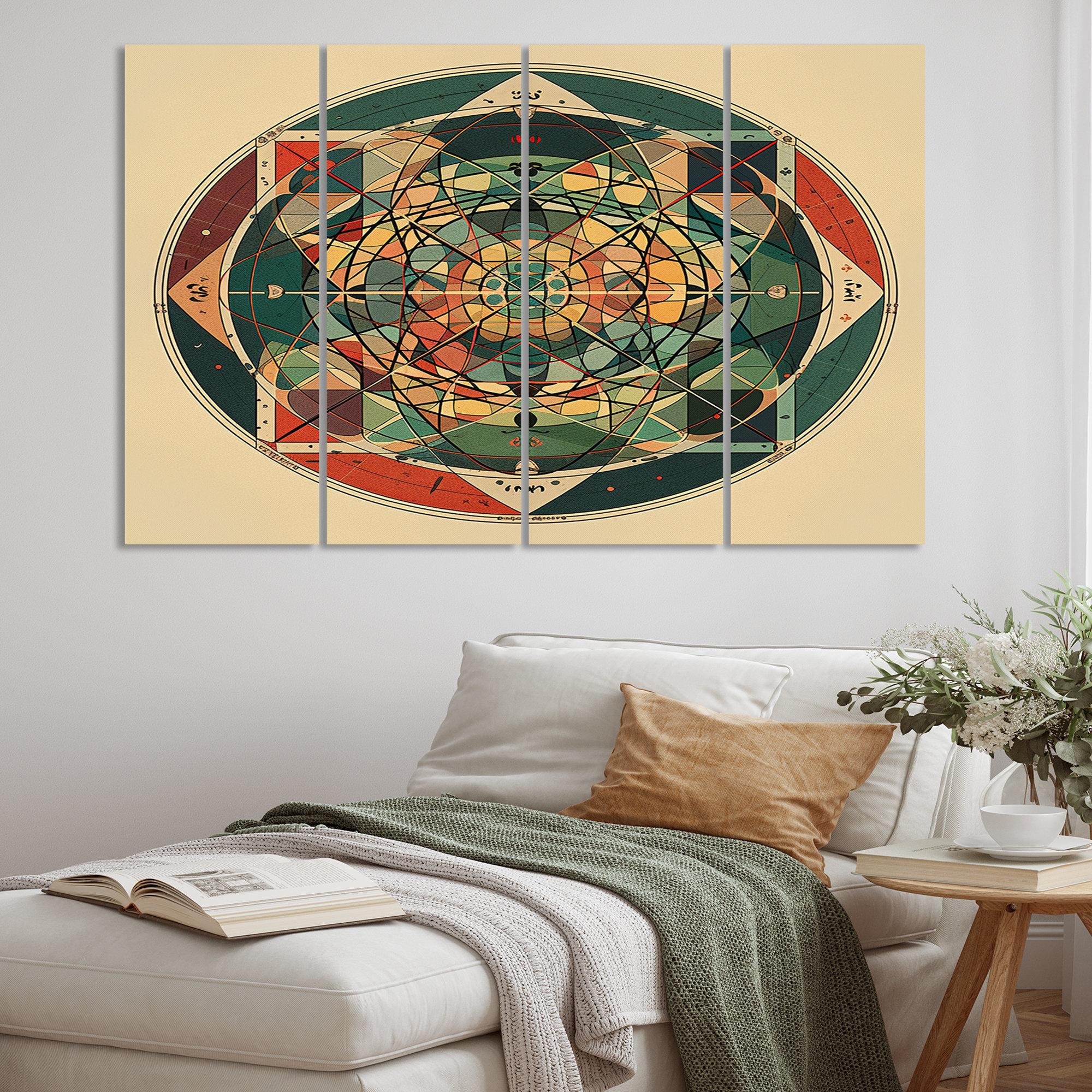 Dakota Fields Sacred Mystery Vintage Alchemy Mandala I On Canvas 4 ...