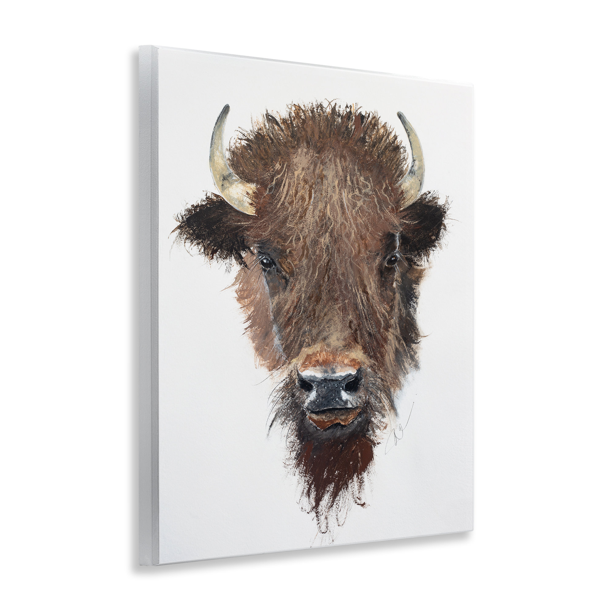 Ophelia & Co. Western Bison Visage Wall Plaque Art by Filippo Ioco ...