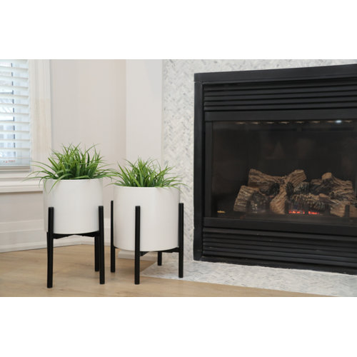 Black Plant Stands & Tables You'll Love | Wayfair