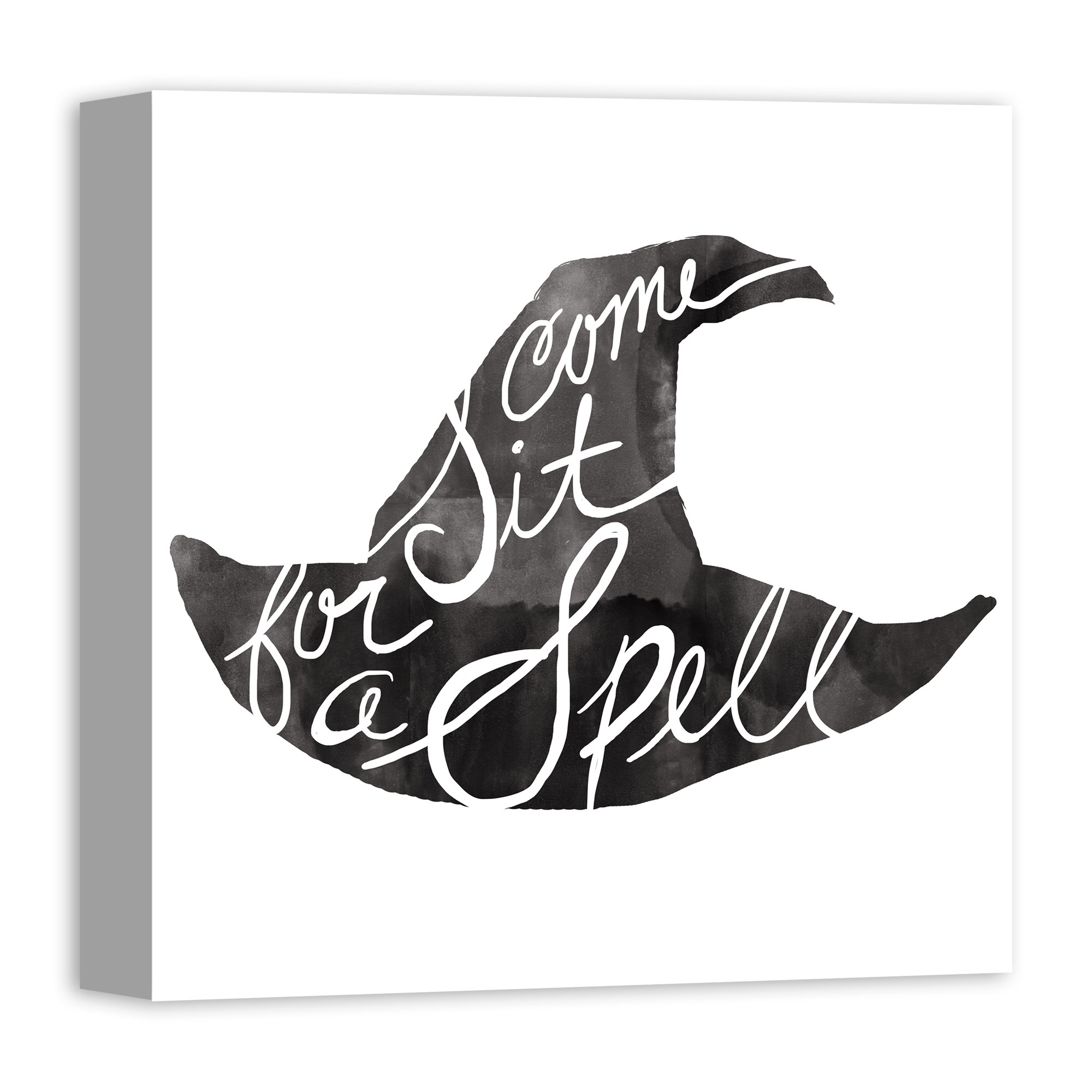 The Holiday Aisle® Come Sit for a Spell - Wrapped Canvas Textual Art ...