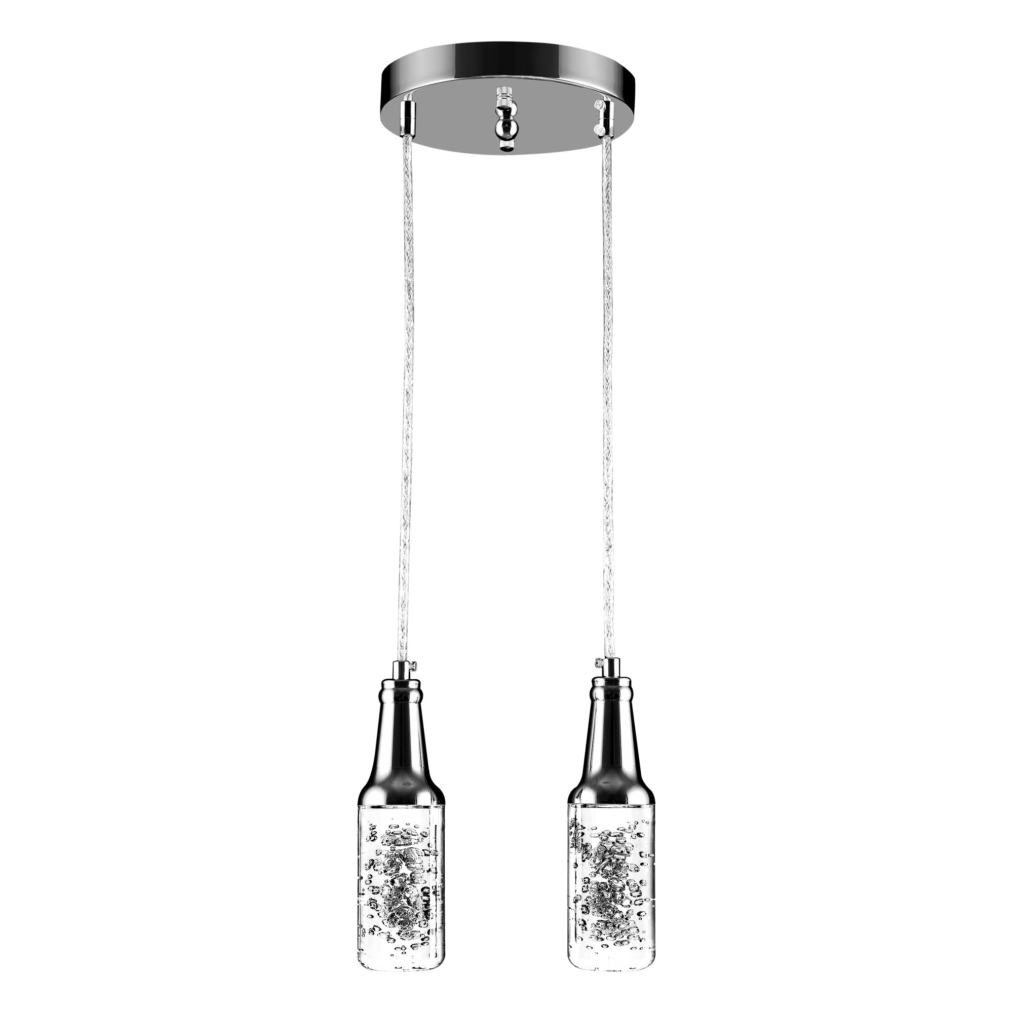 CARRO™ HOME Paton Clear Acrylic Beer-Shape Smart RGB Pendant Light ...