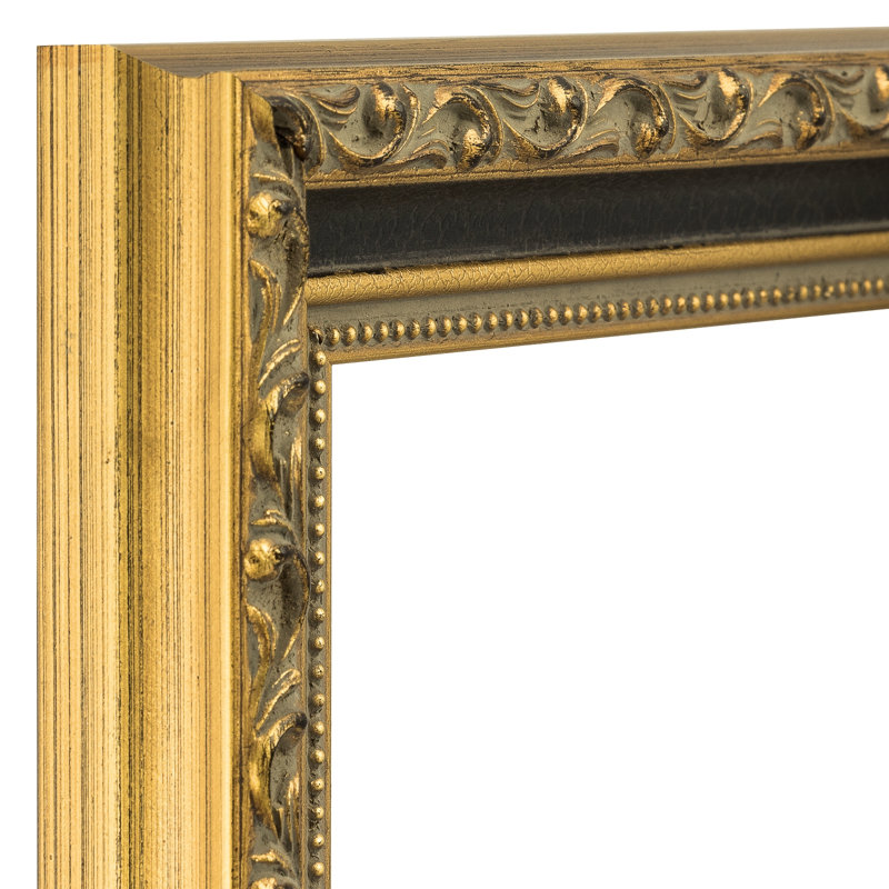 Kelly Clarkson Home Sadia Embossed Wood Single Picture Frame in Black ...