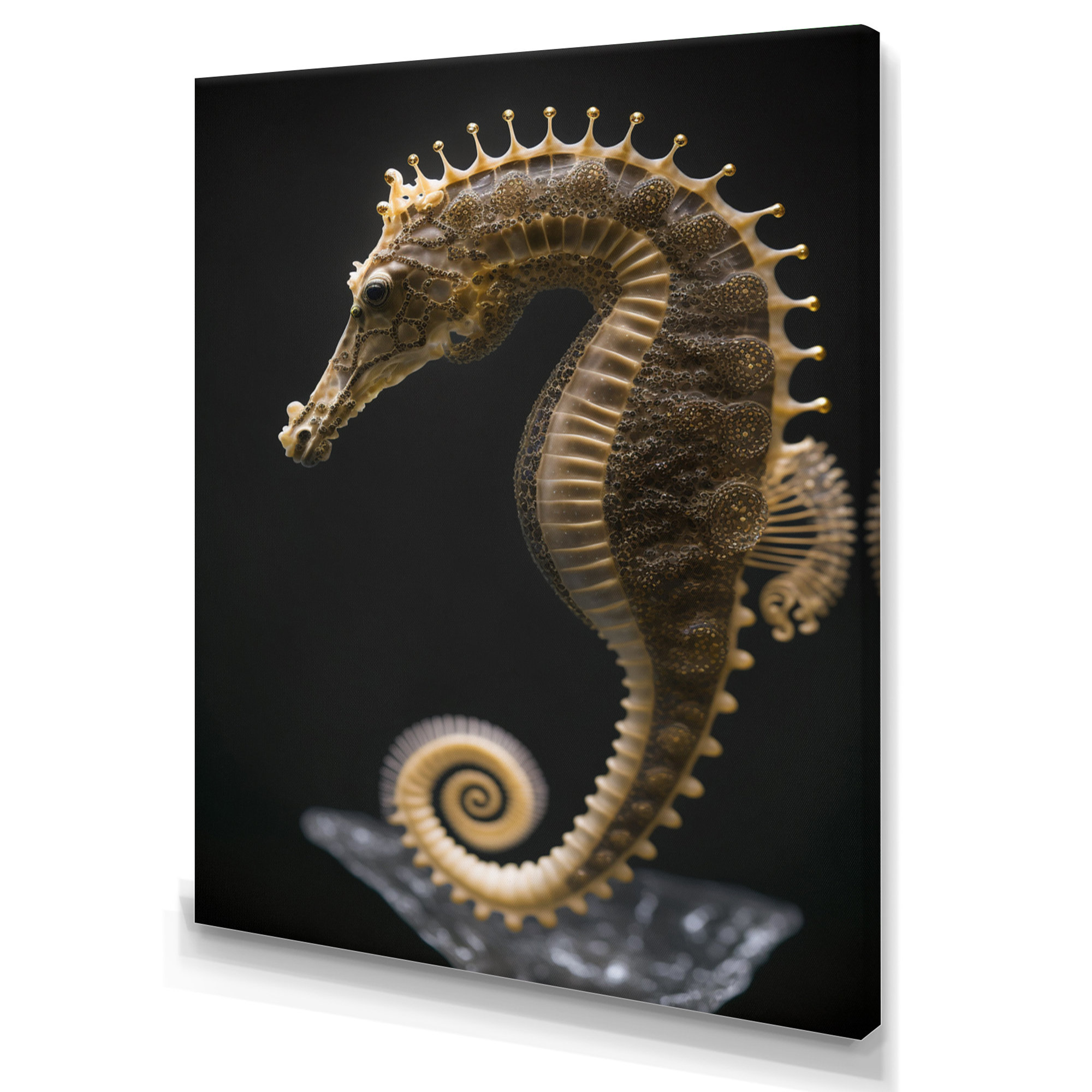 Dovecove Gracious Deep Sea Seahorse - Animals Seahorse Wall Art Print ...