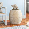Beachcrest Home™ Nicholle Nadine Drum End Table & Reviews | Wayfair