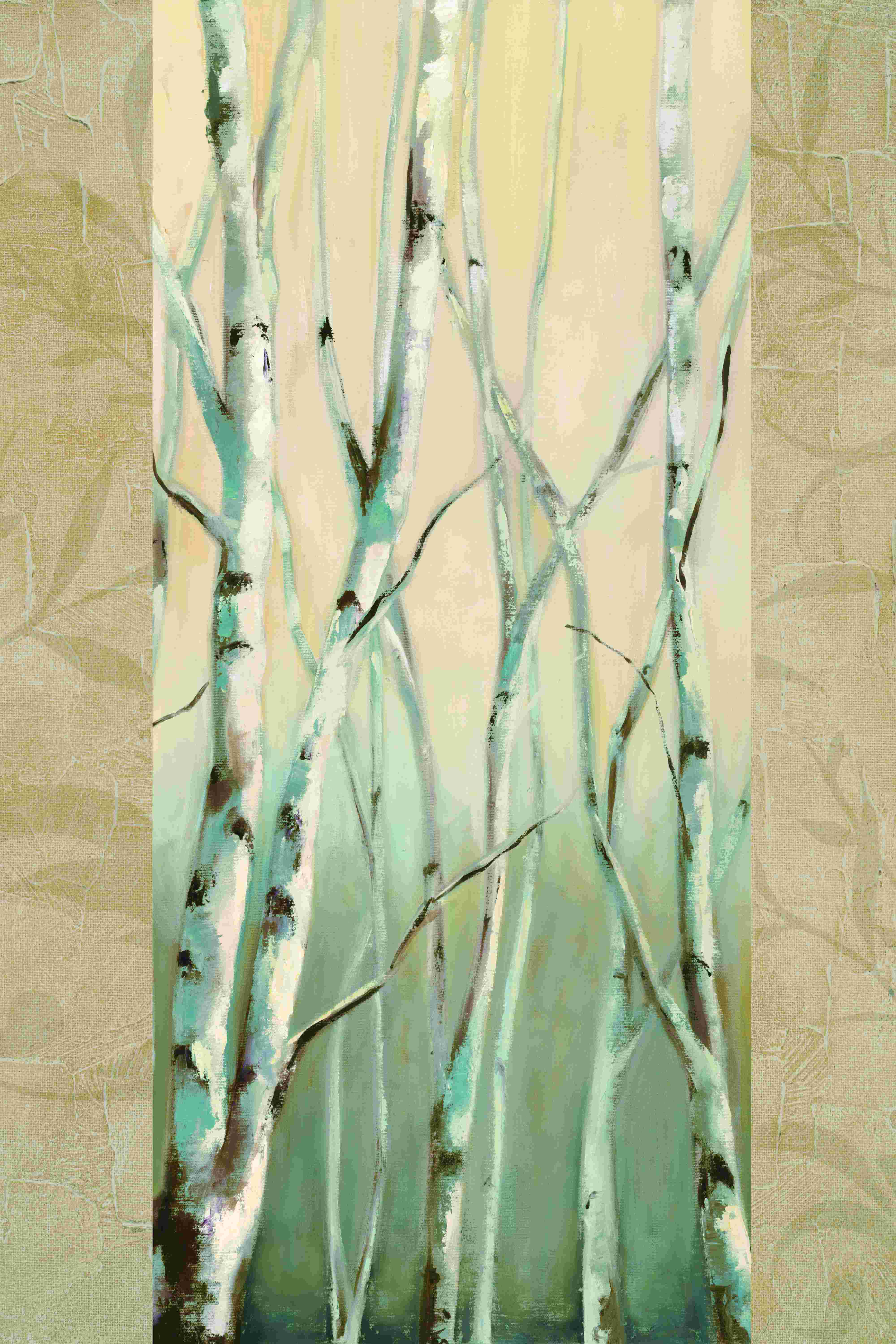 Millwood Pines Soft Birch Trees - Wrapped Canvas Painting | Wayfair