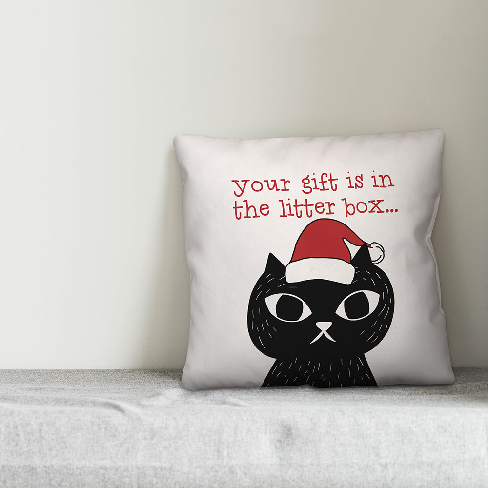 Designs Direct Creative Group Your Gift Is in the Litter Box Throw ...