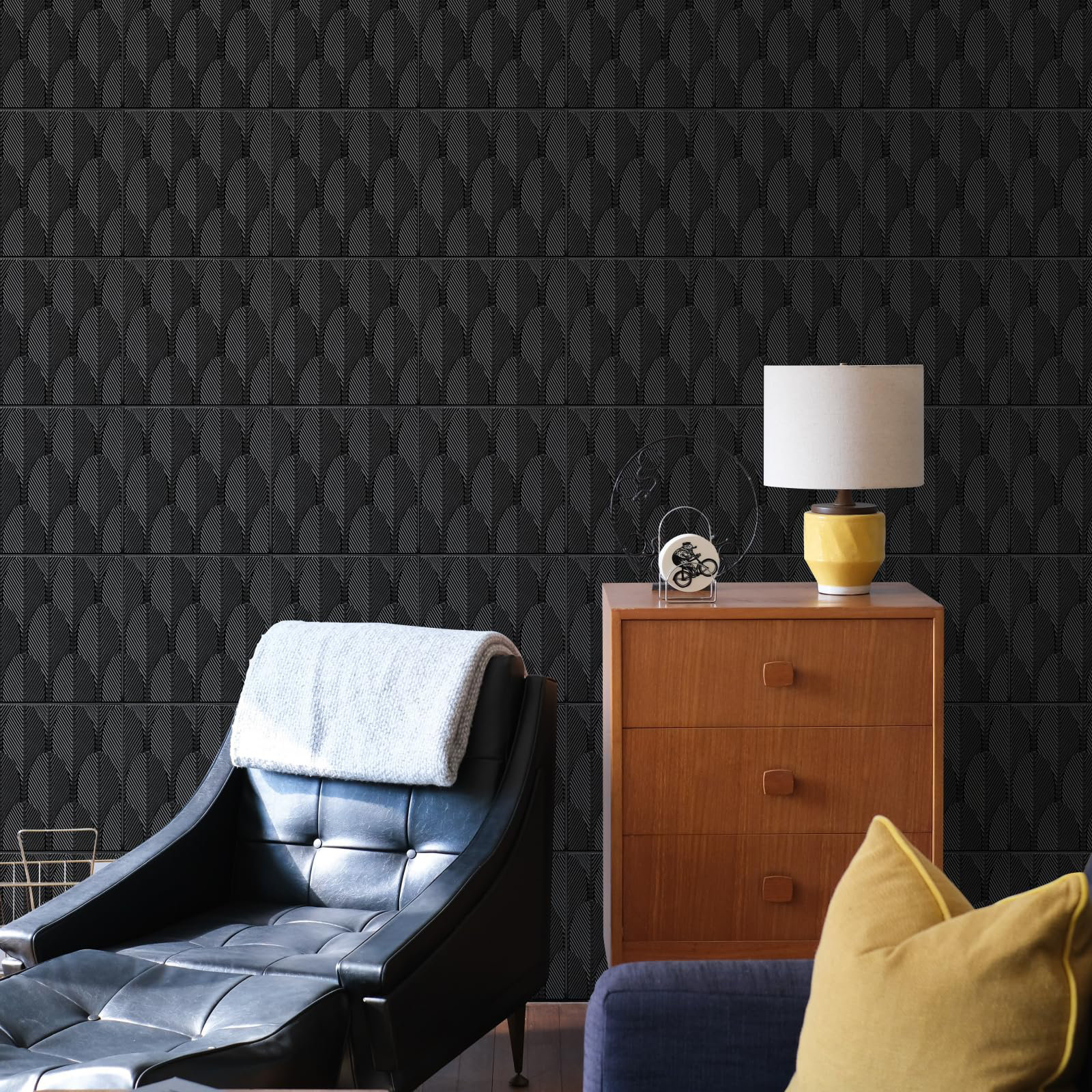 CONMINI 33 Pack 3D Wall Panels, PVC 3D Wall Panels, Decorative PVC Wall ...