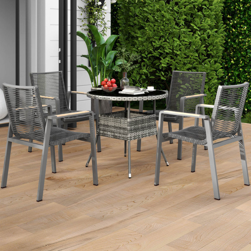 Winston Porter Outdoor Round Patio Table | Wayfair