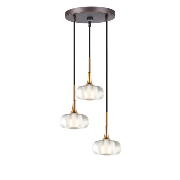 House of Hampton® Angeline 3 - Light Cluster Pendant - Wayfair Canada