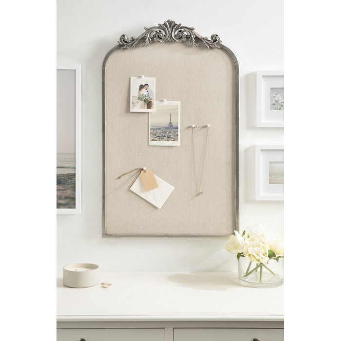 House of Hampton® Arendahl Arch Framed Pinboard 19x31 & Reviews | Wayfair