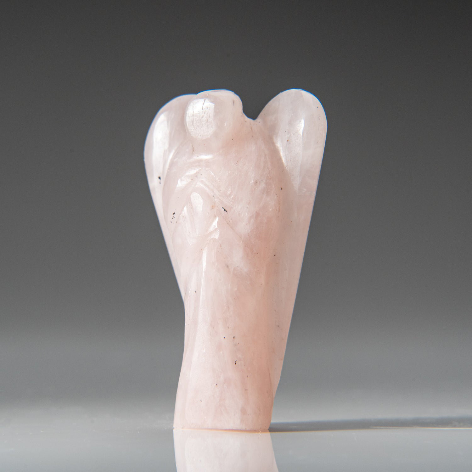 Astro Gallery of Gems Genuine Polished Rose Quartz Healing Angel ...