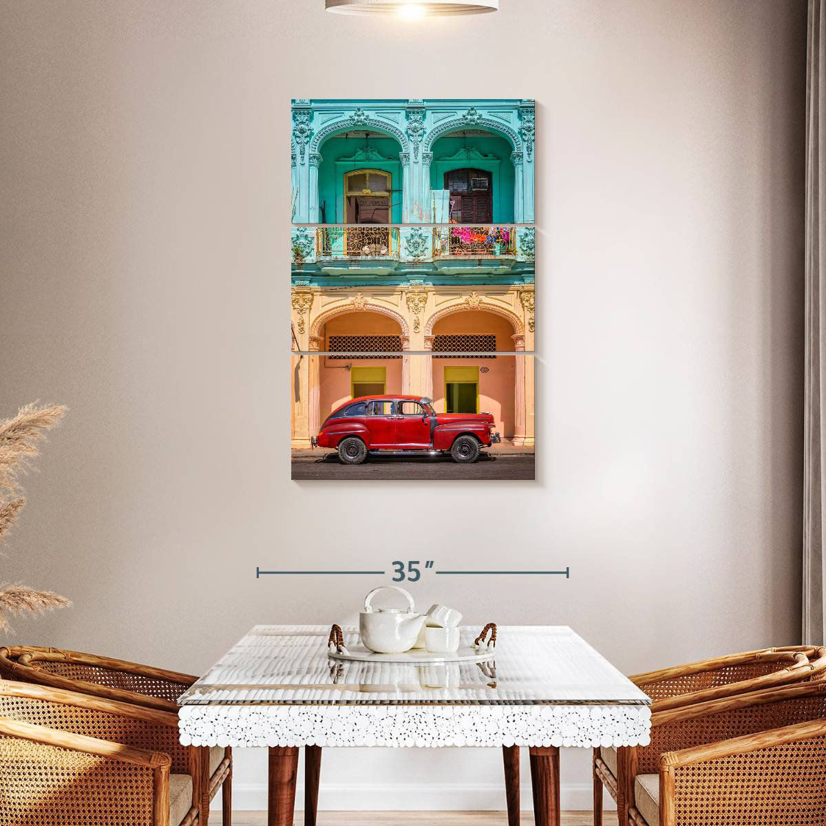 Ebern Designs Mehar Colorful Cuba Building | Wayfair