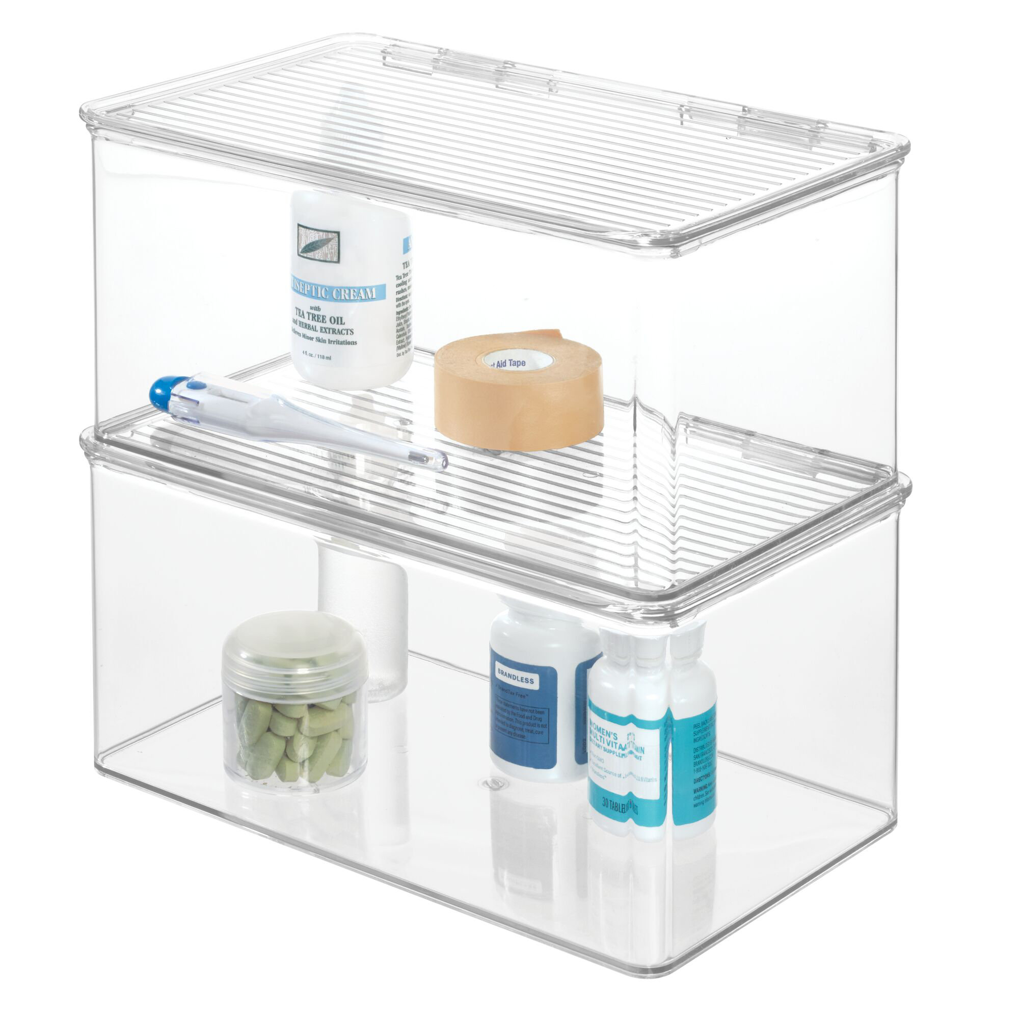 iDesign Clarity 2 Compartment Organizer - Wayfair Canada