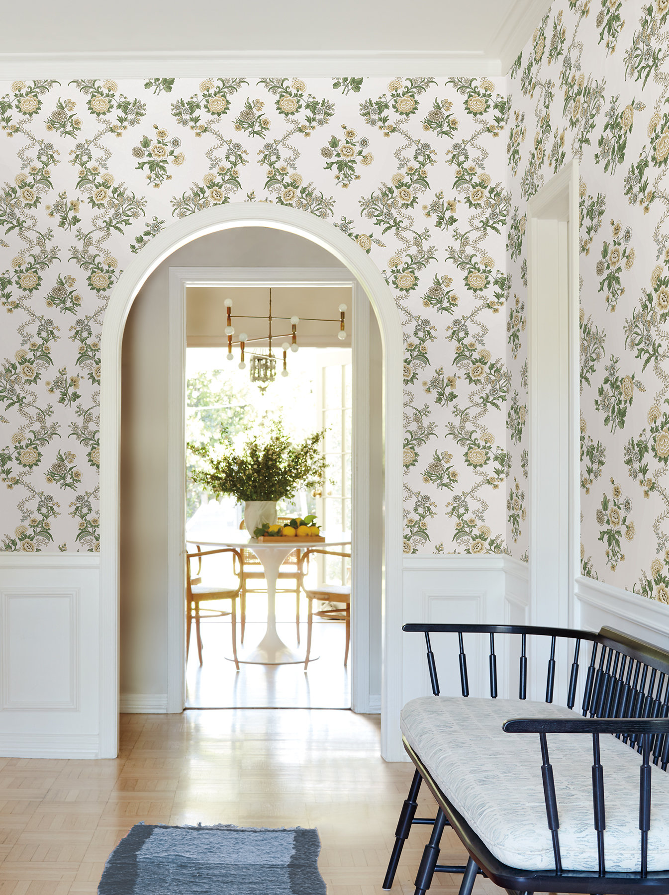 Red Barrel Studio® Framboise Berry Vines Wallpaper | Wayfair