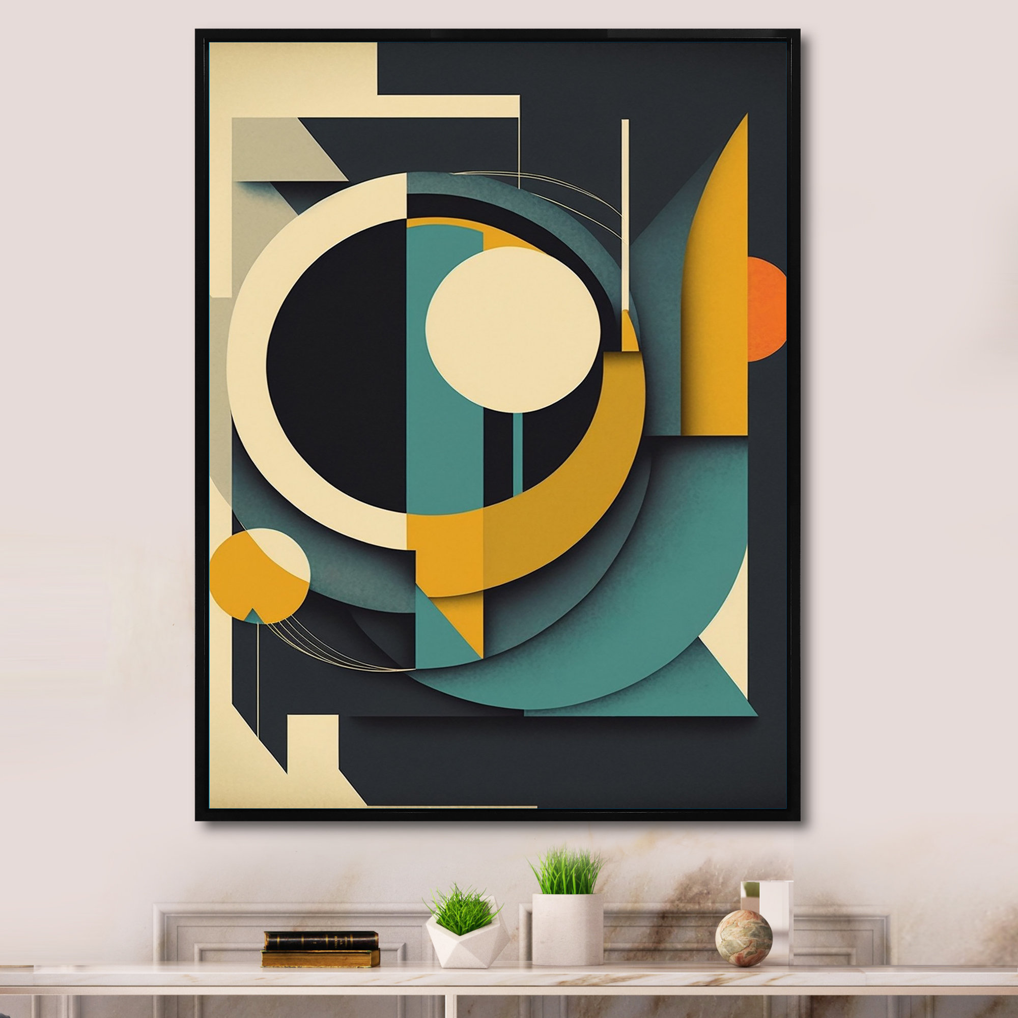 DesignArt Mid-century Retro Dimensions I Mid-Century Retro Dimensions I ...