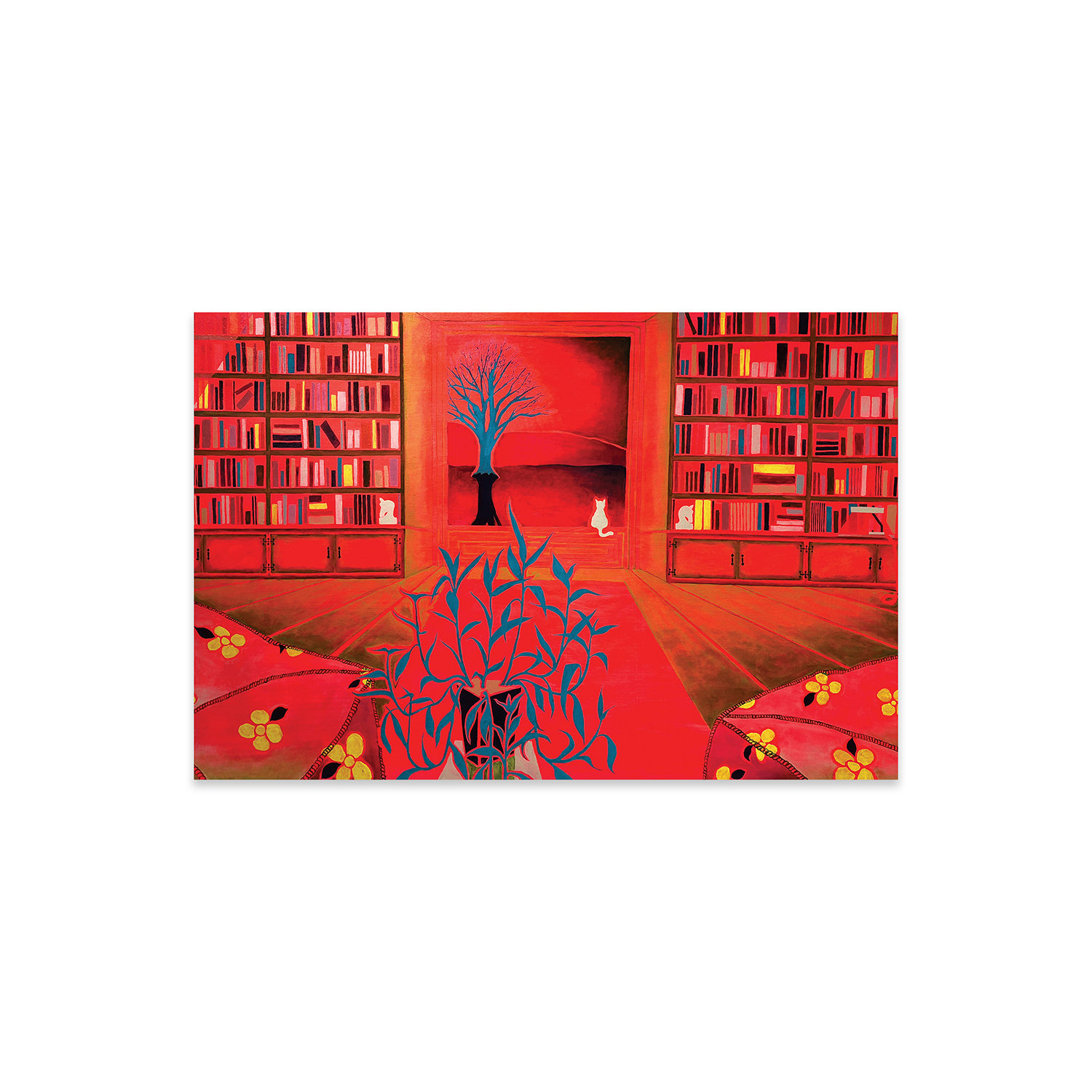 Winston Porter Twilight Library by Scott Allen Roberts - Unframed ...