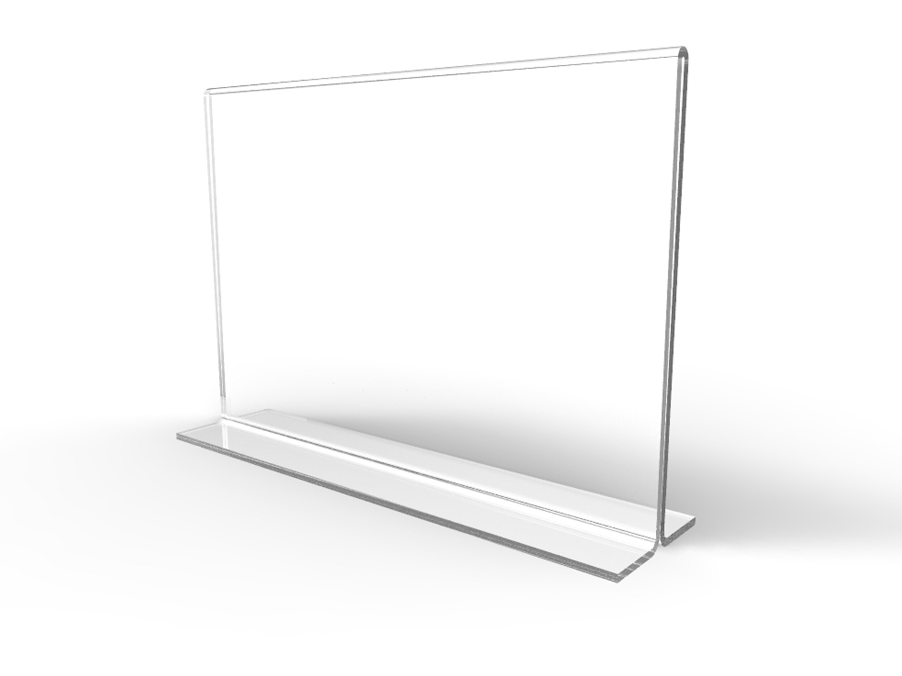FixtureDisplays Sign Holder for Tabletops Horizontal Table Tent Frame ...