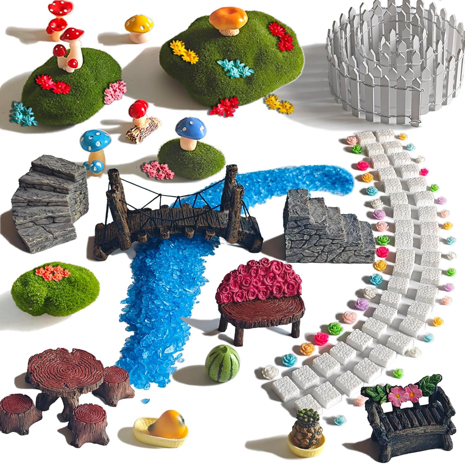 One Allium Way® 118Pcs Miniature Resin Figurines | Wayfair