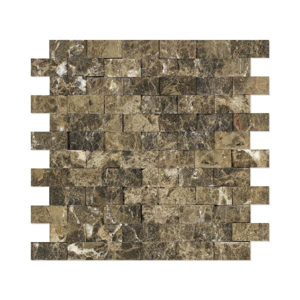 Nesttile Emperador Dark Split Faced Brick Unavailable - Wayfair Canada