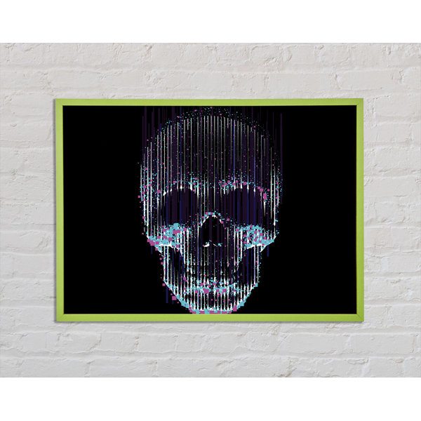 Happy Larry Distorted Skull - Single Picture Frame Art Prints | Wayfair ...