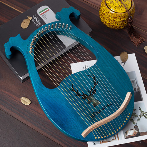 Lomana Lyre Harp 16 Strings Mahogany Body String Instrument | Wayfair