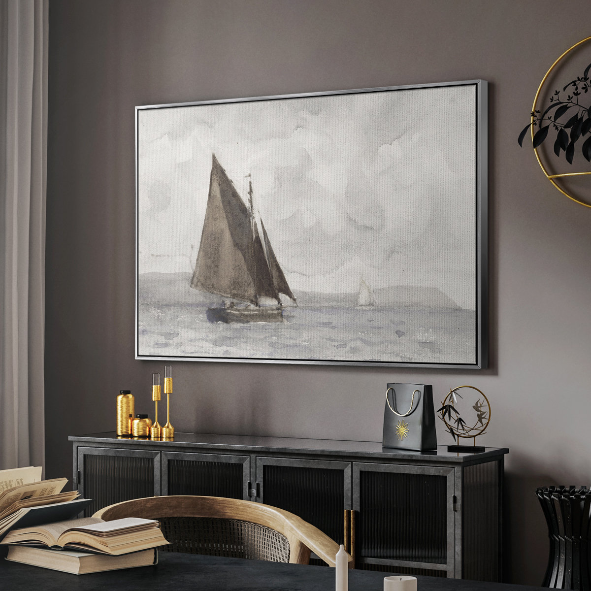 August Grove® " Vintage Nautical Print-CCXXII " on Canvas | Wayfair