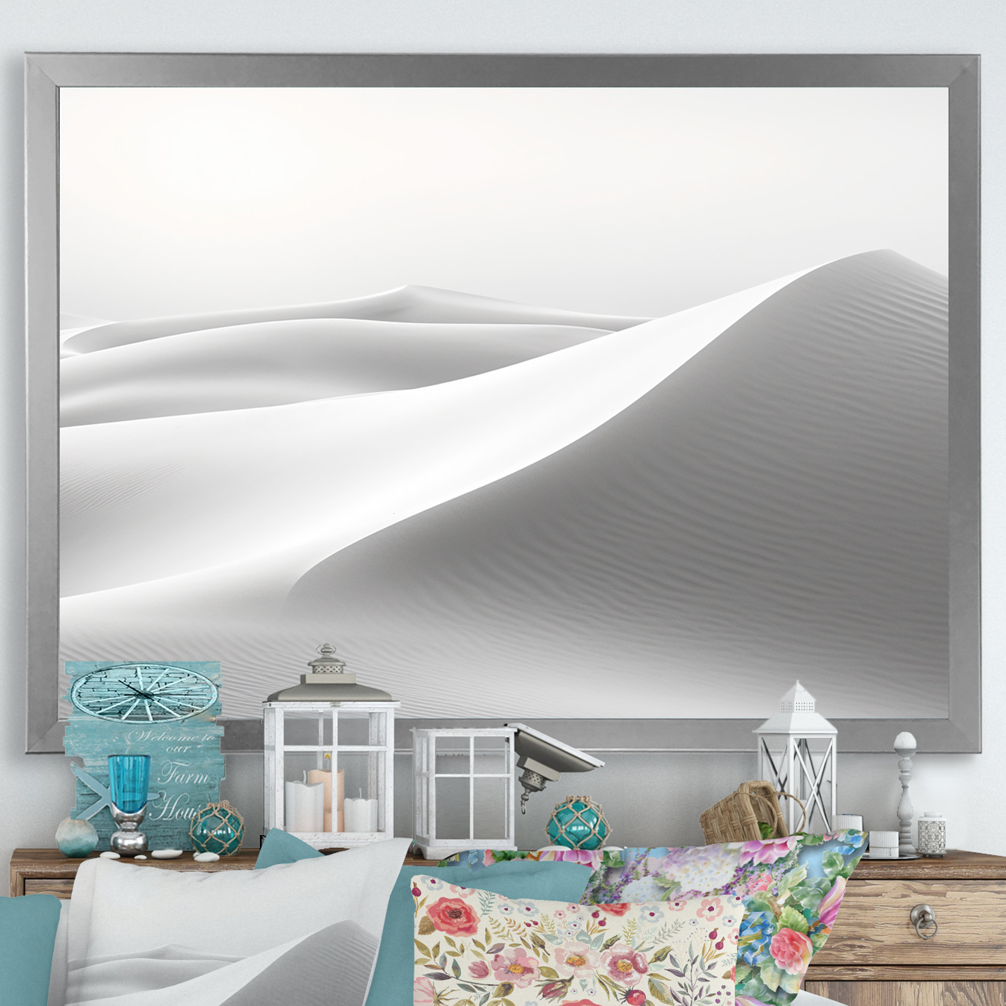 Ebern Designs Eternal Desert Dreams Minimalism - Landscape Canvas Art ...
