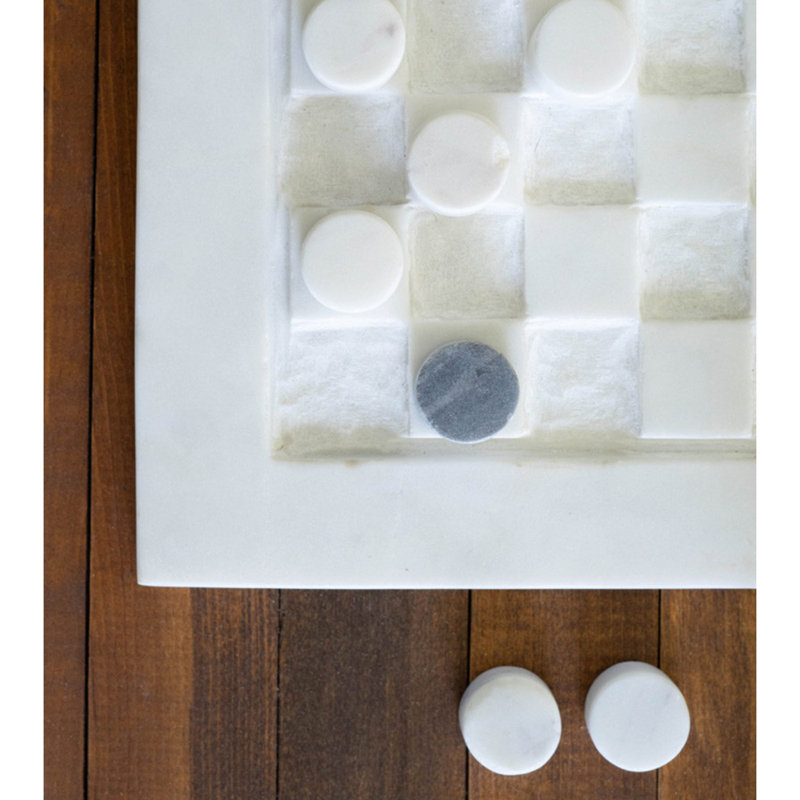 Birch Lane™ Daphnee Marble Checkers | Wayfair