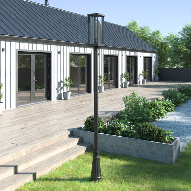 Mercury Row® Fort Washington Transparent Lamp Post (Full) | Wayfair