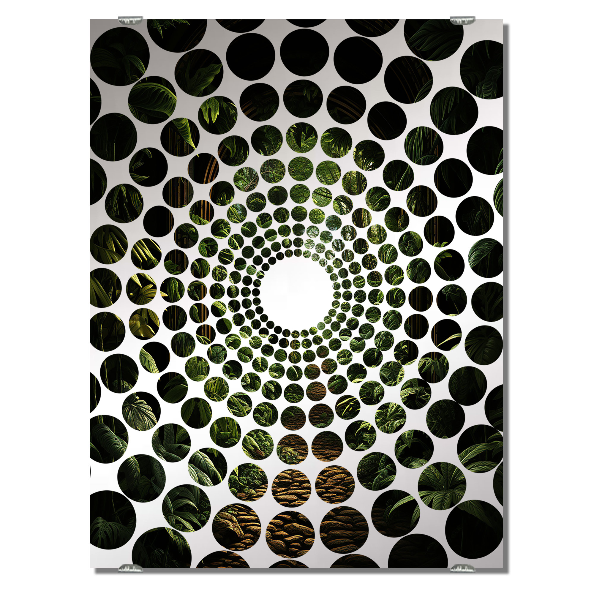 East Urban Home Awan - Jungle Wall Mirror MIR134985 | Wayfair