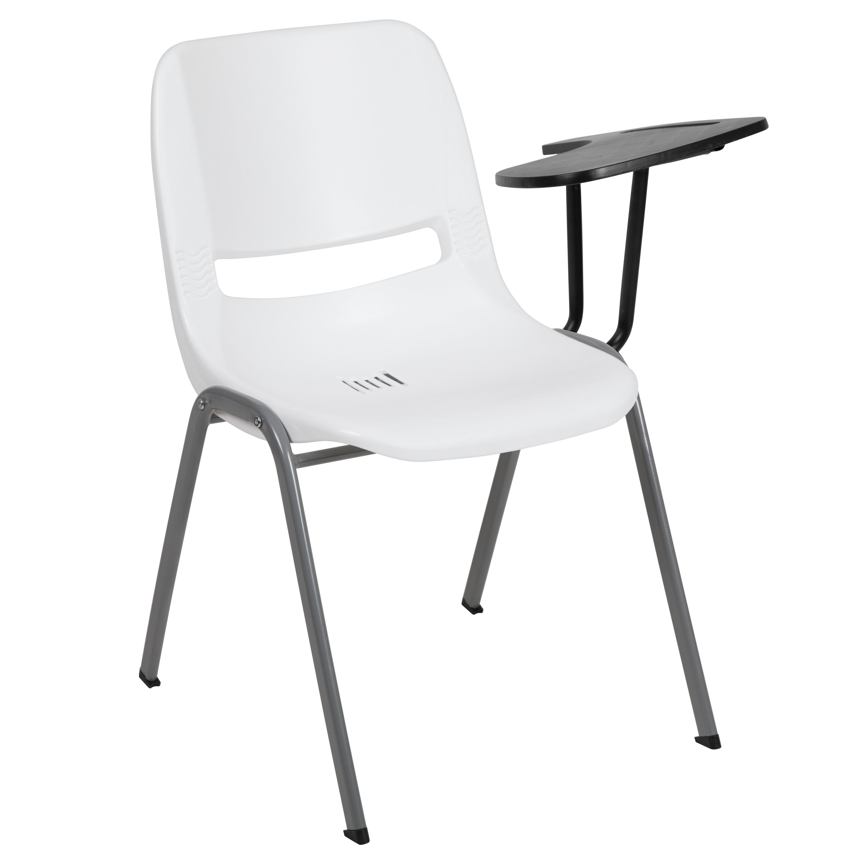 Flash Furniture Westley Ergonomic Shell Chair with Left Handed Flip-Up ...