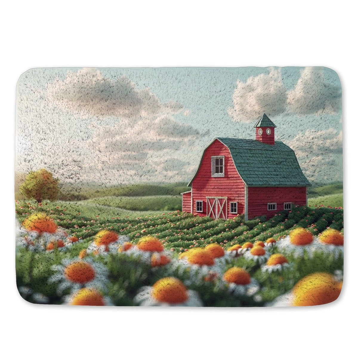 East Urban Home Farmhouse Bath Mat Architecture Bathroom Decor Rural ...