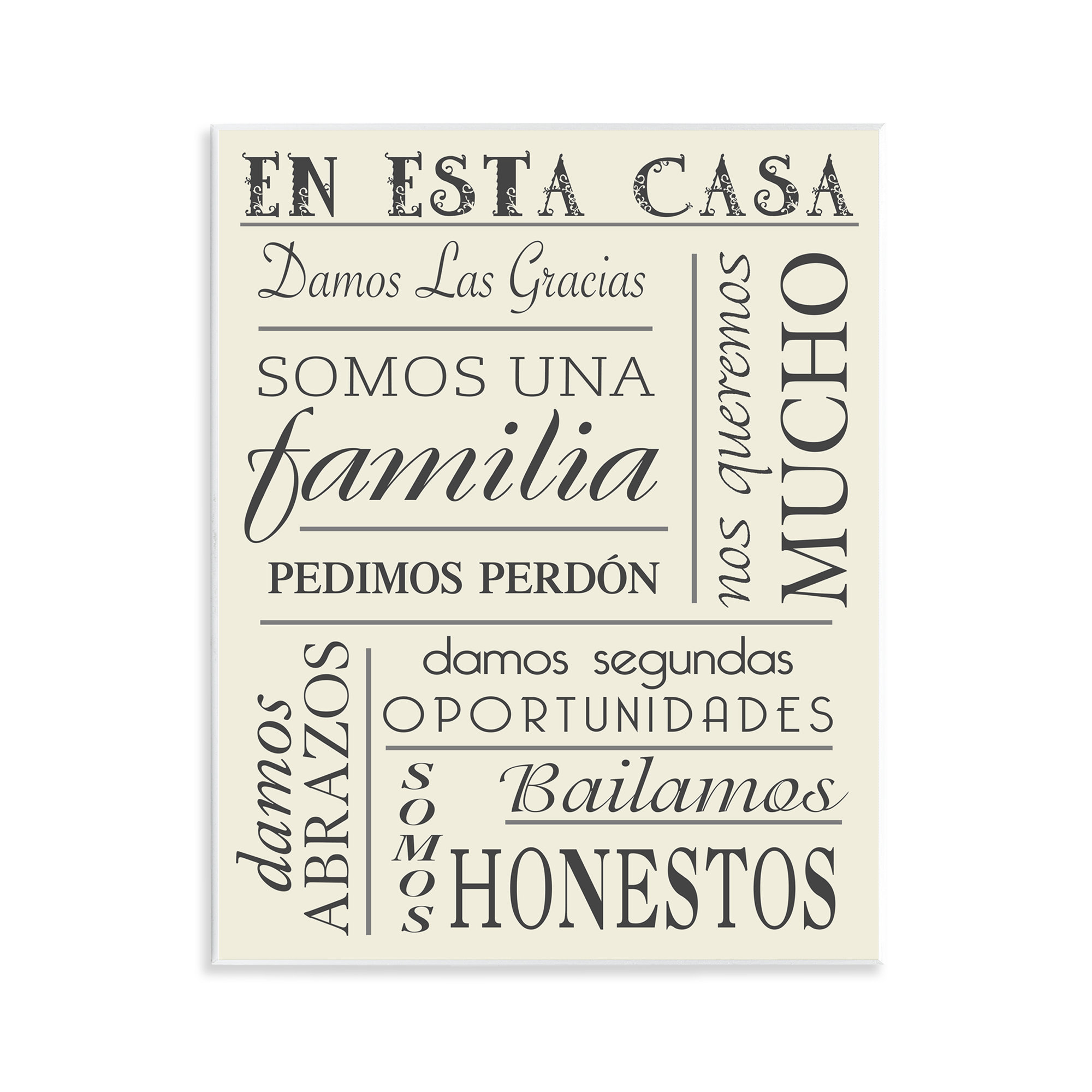 Ebern Designs In This House Wall Plaque Spanish Art, by SD Graphics ...