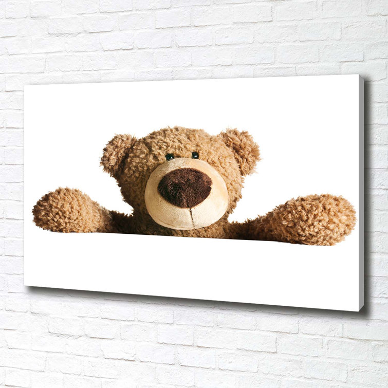 Harriet Bee Teddy Bear - Wrapped Canvas Art Prints | Wayfair.co.uk
