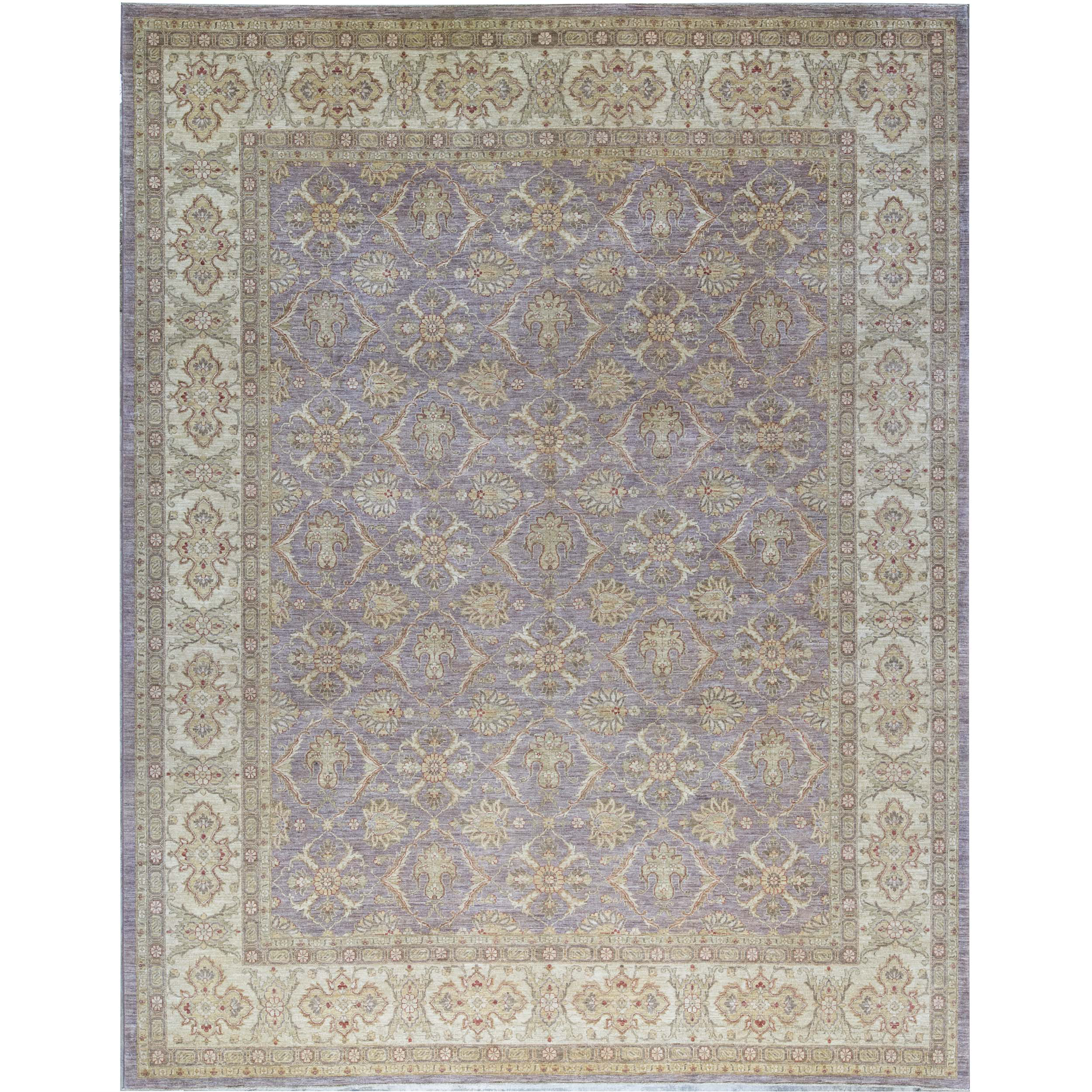 Bokara Rug Co., Inc. Ziegler Hand-Knotted High-Quality Lavender and ...