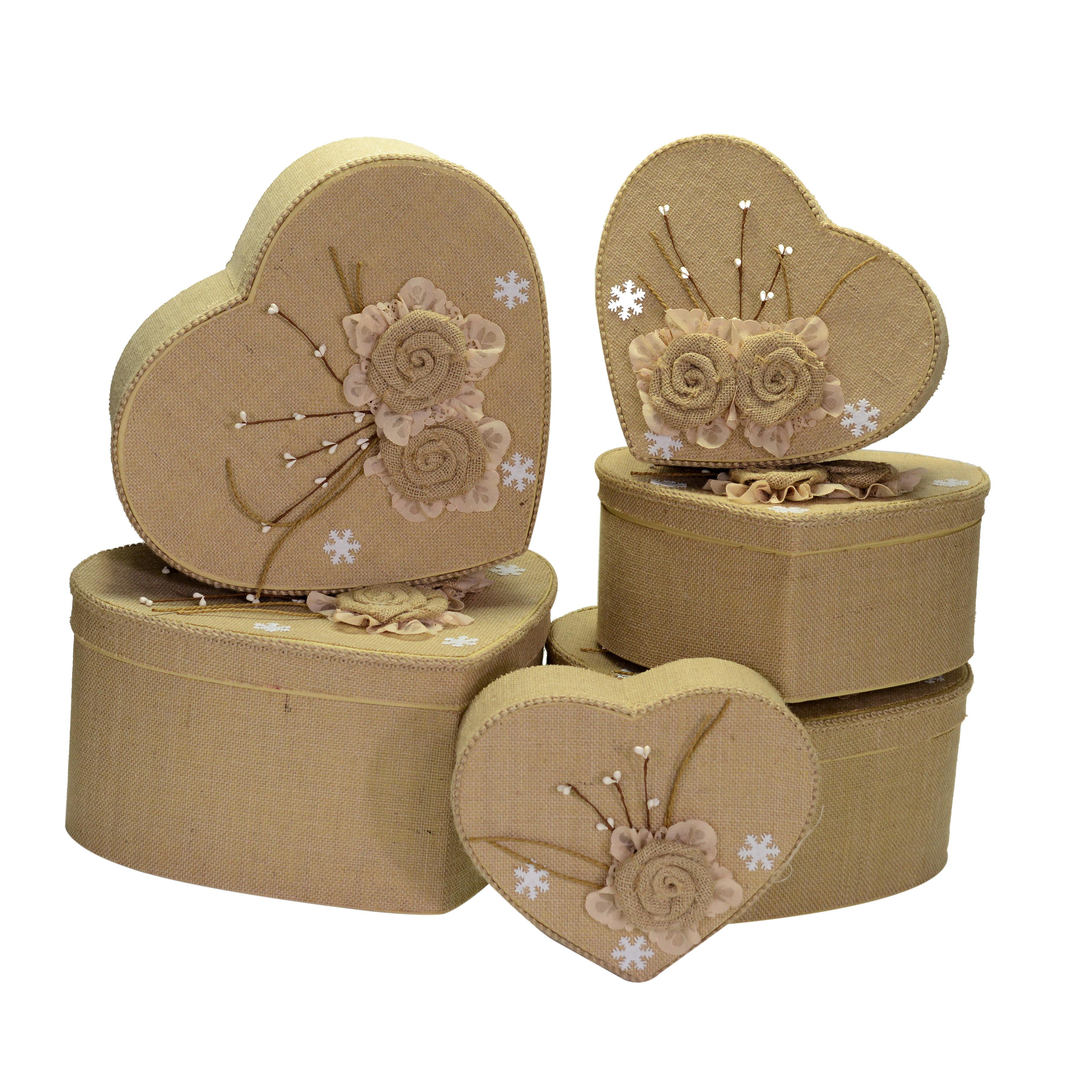 August Grove Heart Cardboard/Fabric 6 Piece Box Set | Wayfair.co.uk