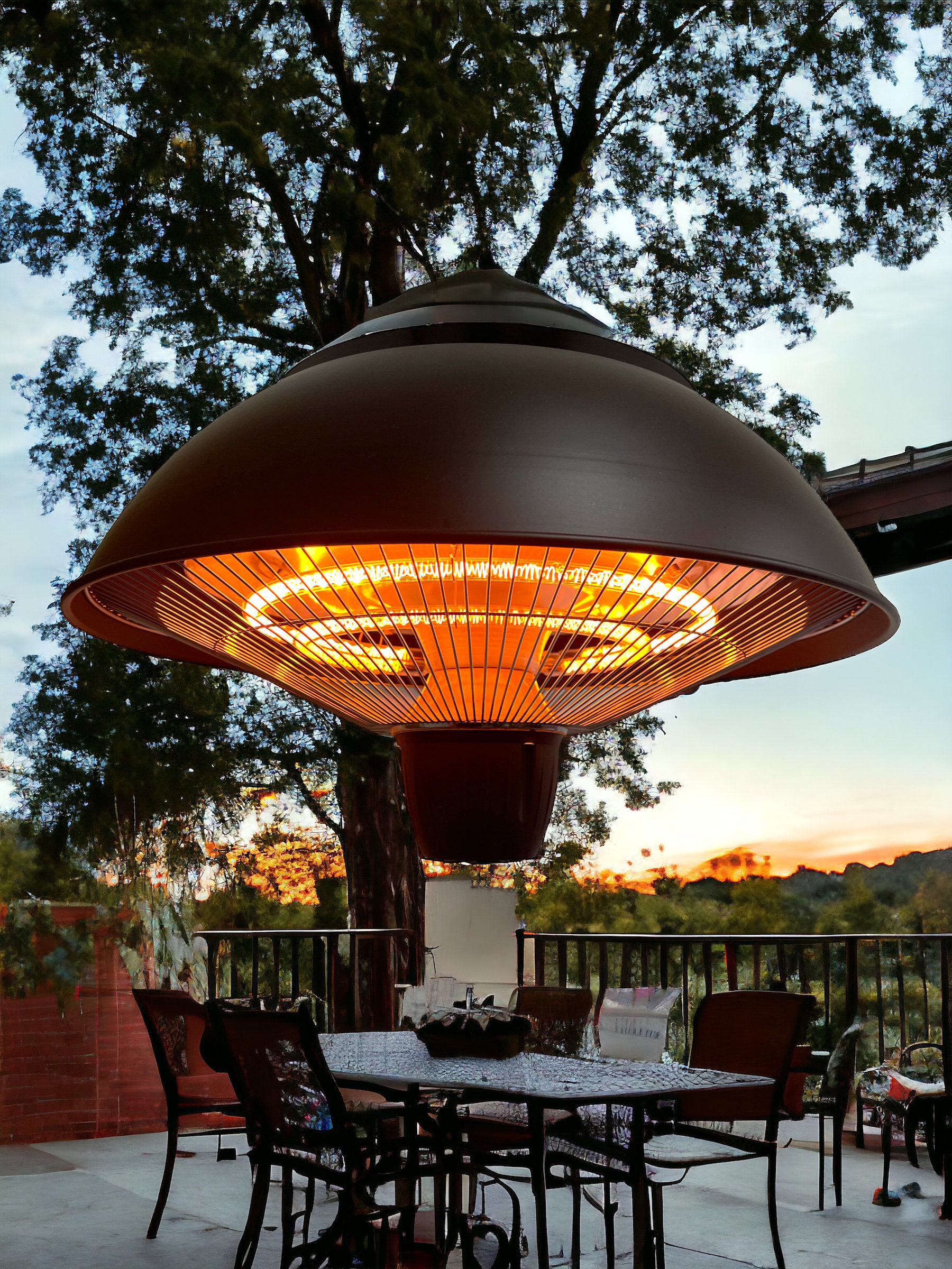 ZNERGY 1500 Watt Electric Hanging Patio Heater | Wayfair