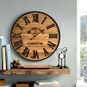 Laurel Foundry Modern Farmhouse® Sirena Wood Round Farmhouse Style Wall ...