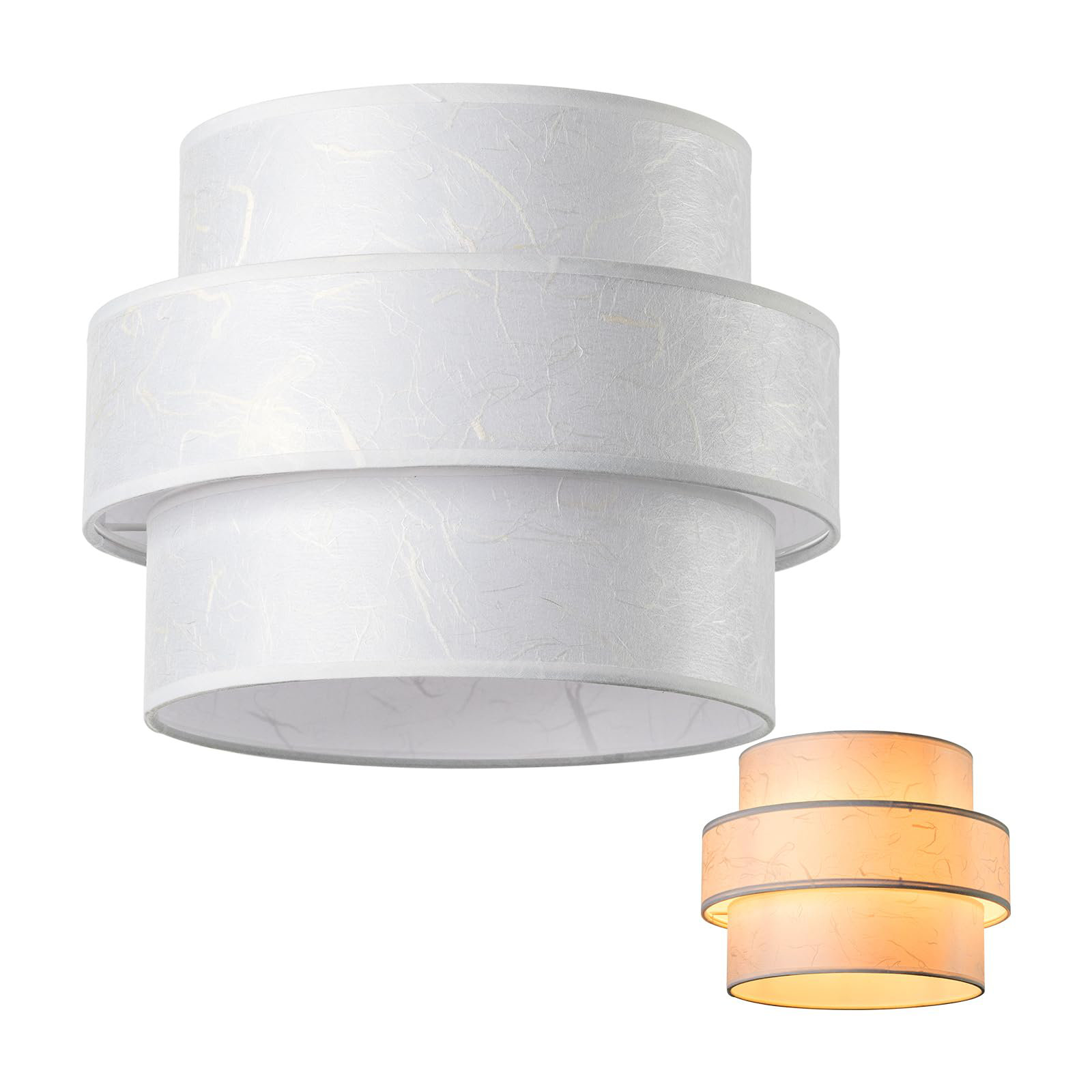 Latitude Run® 3-Tier Cake Drum Pendant Lamp Shade Lamp Shades For Floor ...