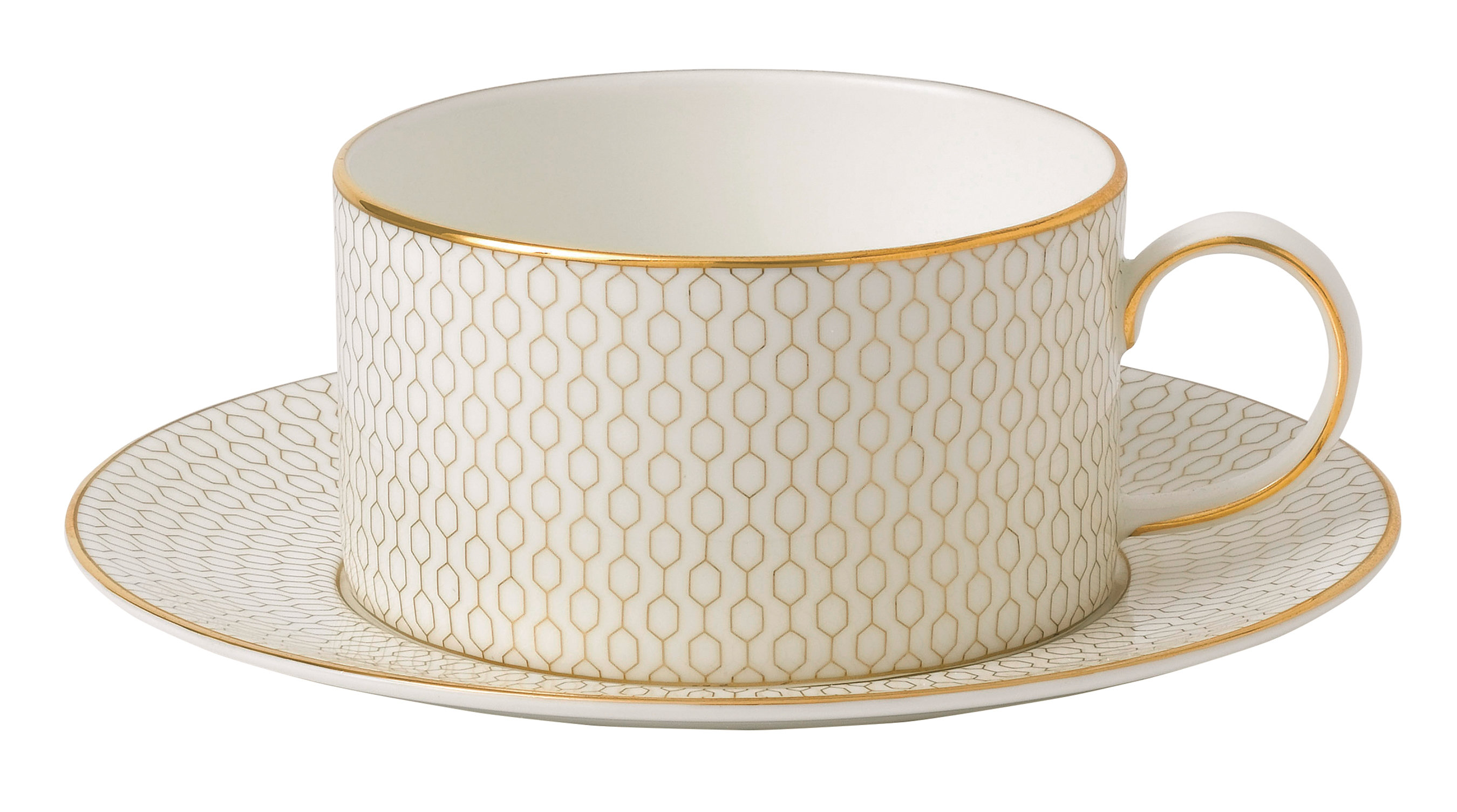 Wedgwood Gio Gold Teacup & Saucer | Perigold
