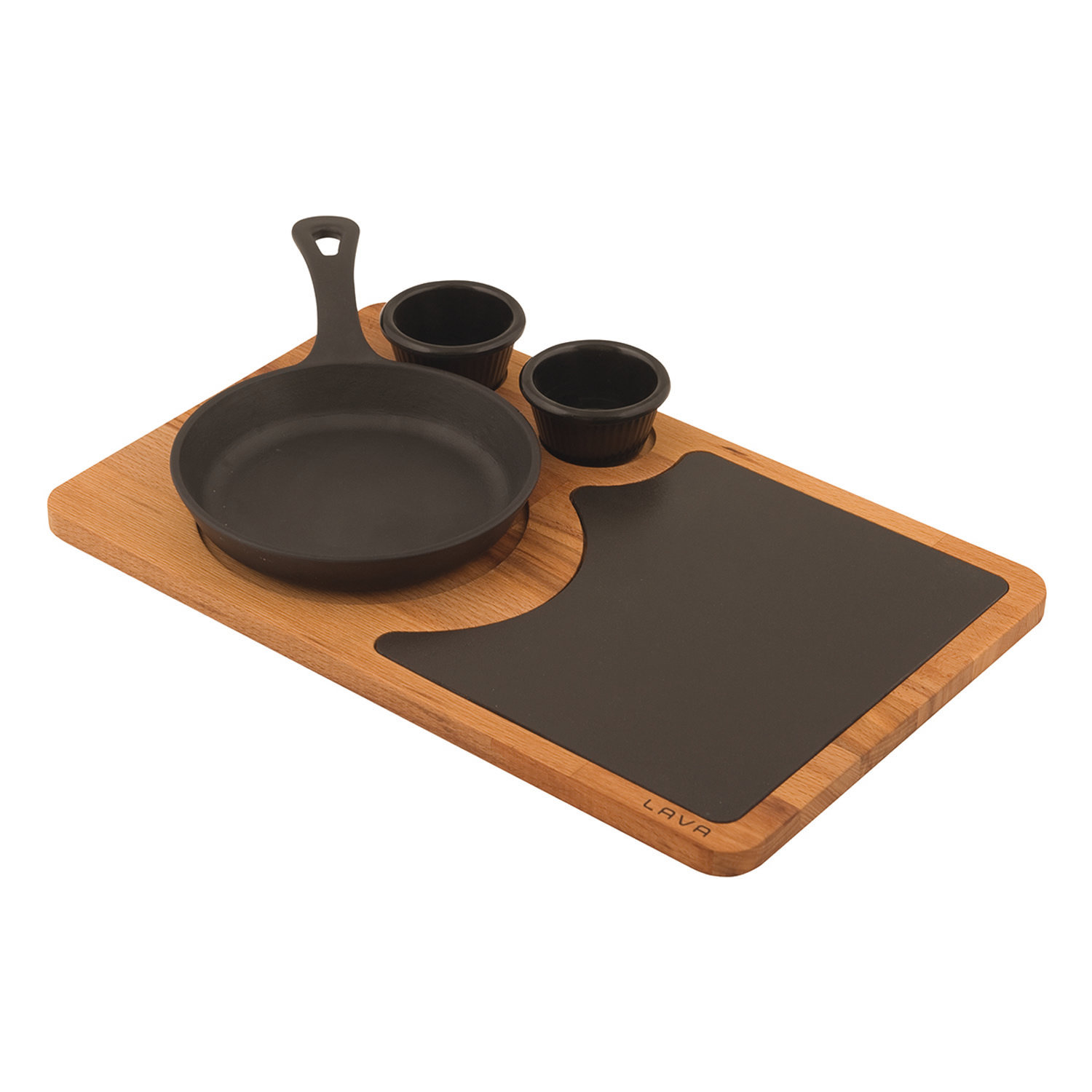 LAVA CAST IRON Lava Enameled Cast Iron Skillet 6 inch-Pan with ...