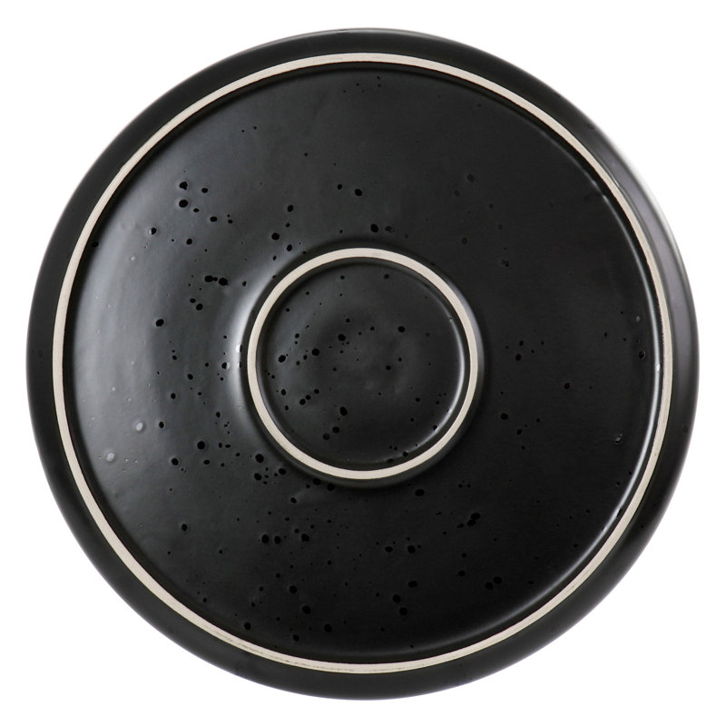 Our Table Landon 6 Piece 10.5 Inch Round Stoneware Dinner Plate Set ...